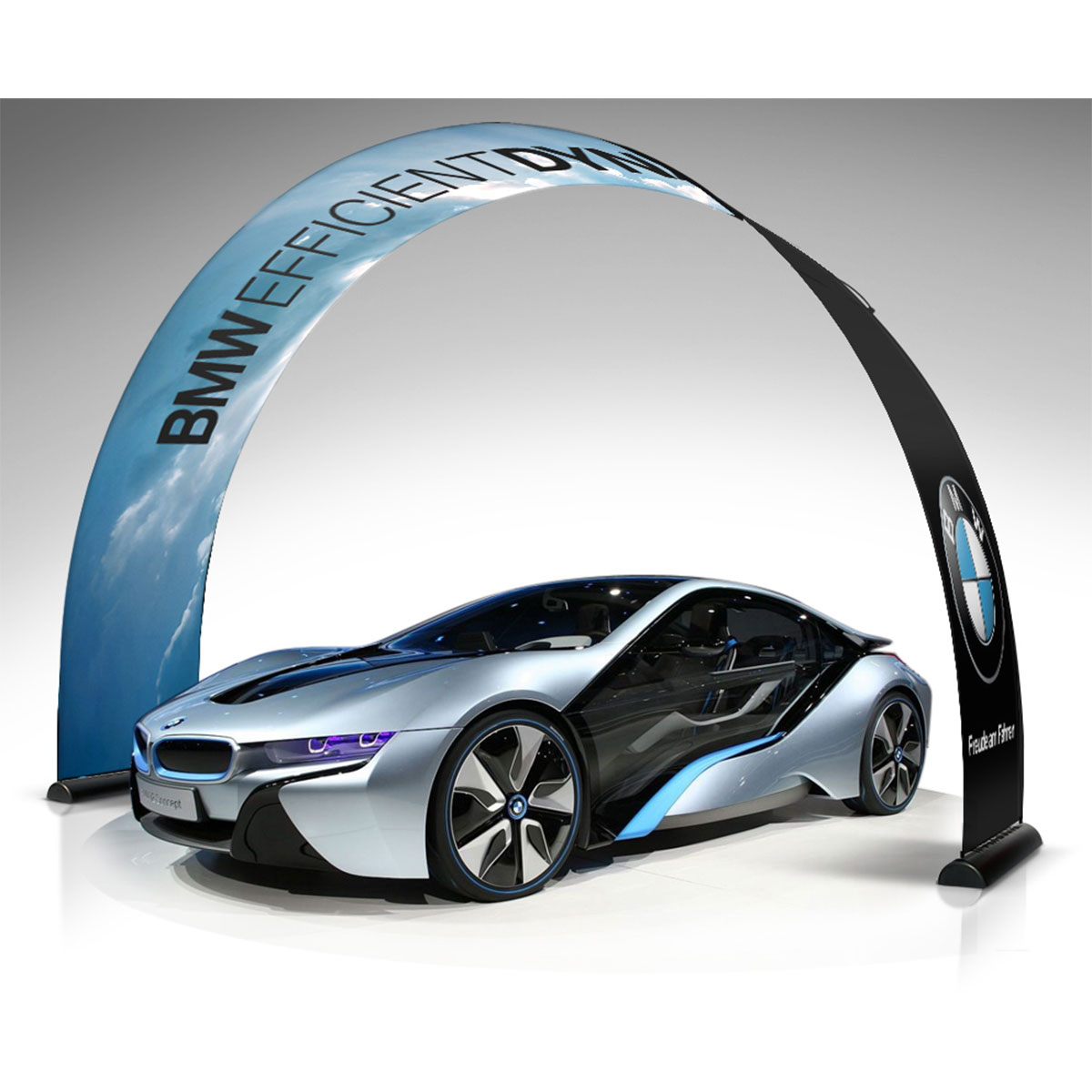 Portable, Branded Arches for Indoor Events