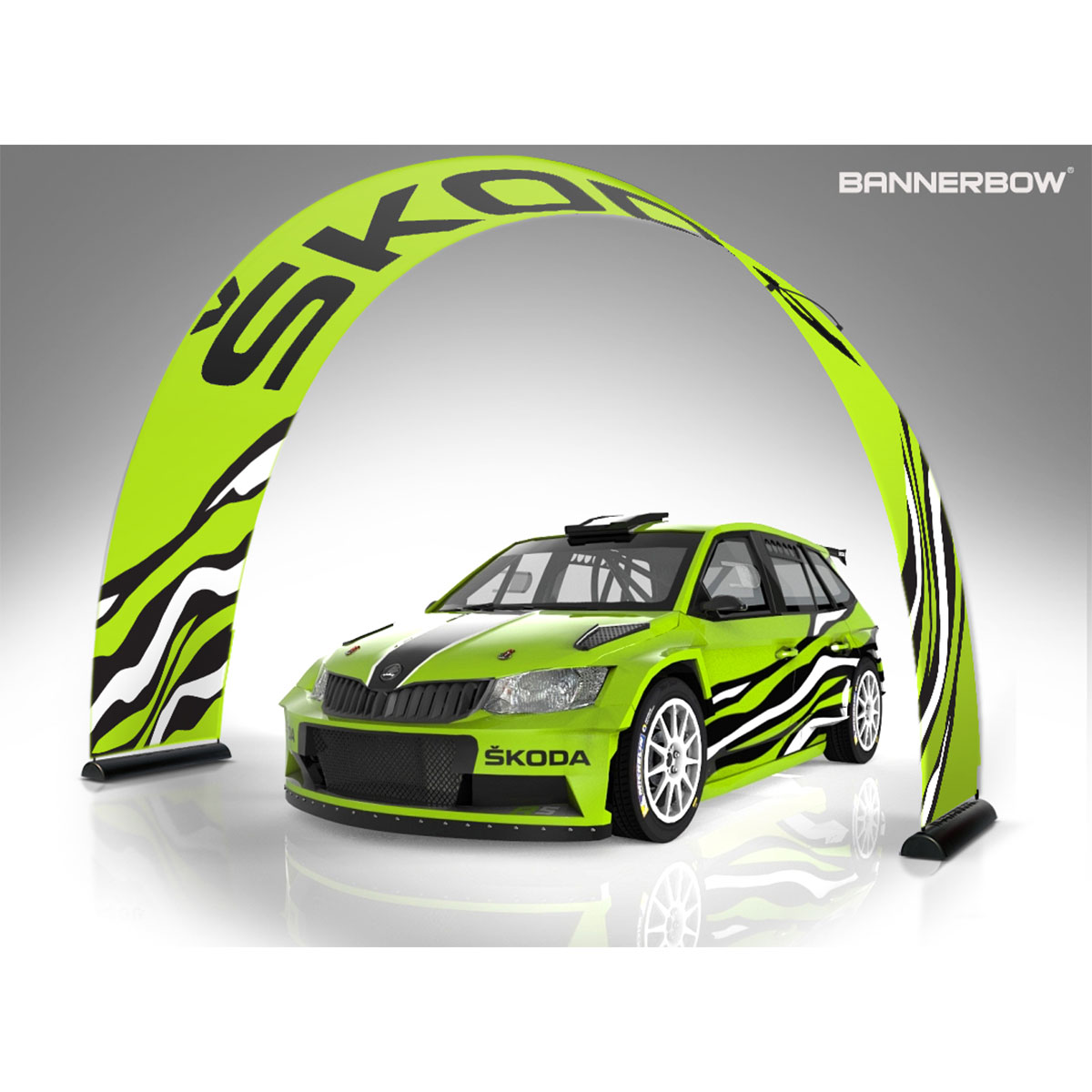 Portable, Branded Arches for Indoor Events