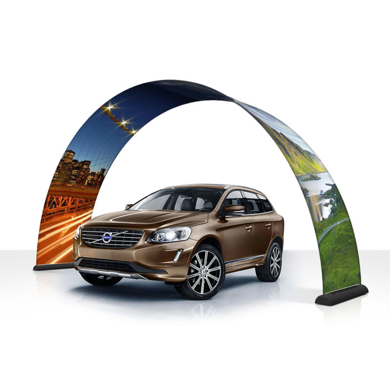 Portable, Branded Arches for Indoor Events